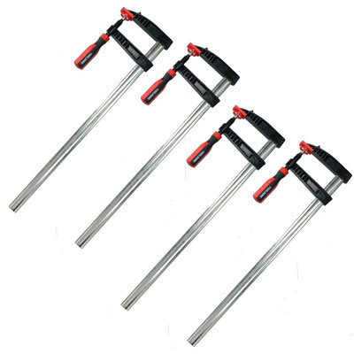 4 x Sliding F Clamps Bar Profile Clamp Holder Fastener Fastening 600mm ...