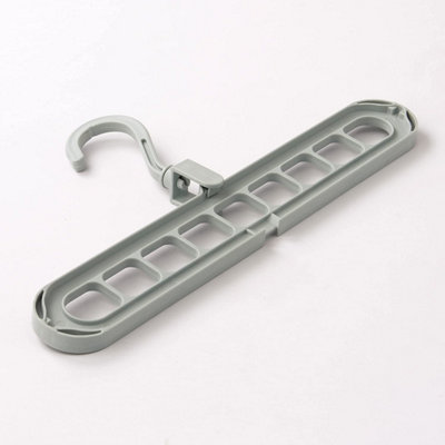4 x Space Saving Clothes Hangers - Grey Horizontal or Vertical Magic ...