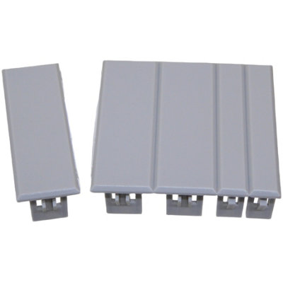 4 x Strips of Consumer Unit Blanks Blanking Plate Cover for Fuse Box Board
