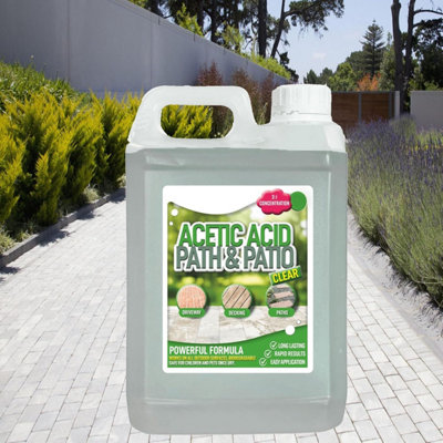 4 x Strong 2.5 Litres Garden Acetic Acid Vinegar Concentrated For Patio ...