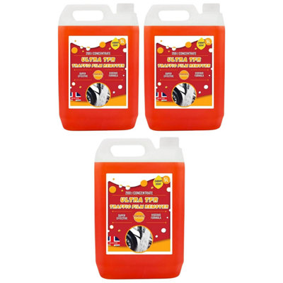 4 x Ultra TFR Car Detailing & Cleaning 5 Litre Traffic Film Remover Pre ...
