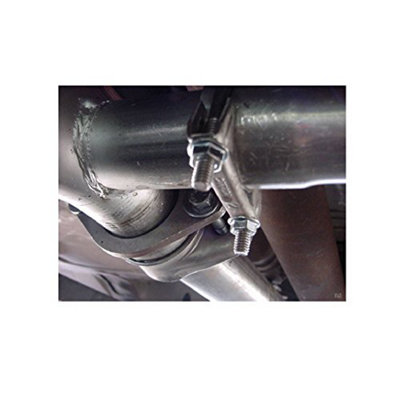 4 x Universal U Bolt Clamps/Heavy Duty Exhaust Clamp/TV Sky Aerial Pipe ...