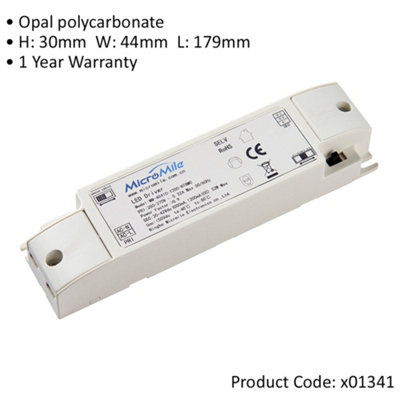 40/50W Dimmable LED Driver - 1000 or 1200 mA Constant Current - Fixed ...