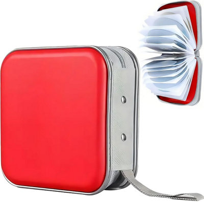 40-Disc CD, DVD Wallet, Red Portable CD Blu-ray Storage Case Holder ...
