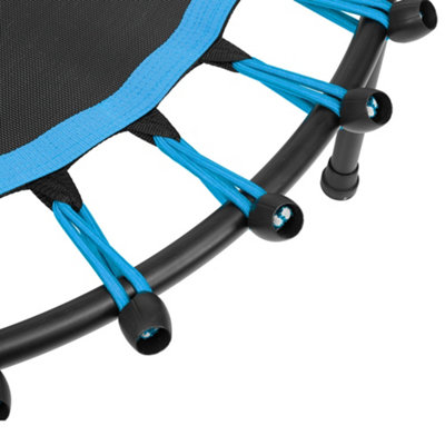 40 Inch Black Blue Round Garden Trampoline Fitness Trampoline for Kids ...