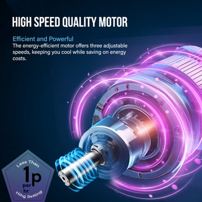 40-inch Oscillating Tower Fan with Timer, Sleep Mode and Remote Control