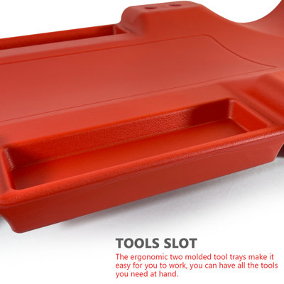 40-Inch Professional Rolling Mechanics Creeper Under Car Crawler Board ...