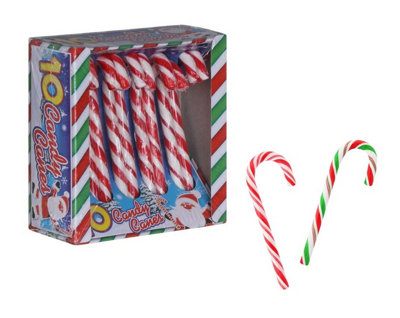 40 Peppermint Candy Canes Christmas Tree Striped Wrapped Candy Cane ...