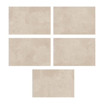 40 x Cemento Beige Stone Effect - Matt Anti-Slip Porcelain Outdoor ...