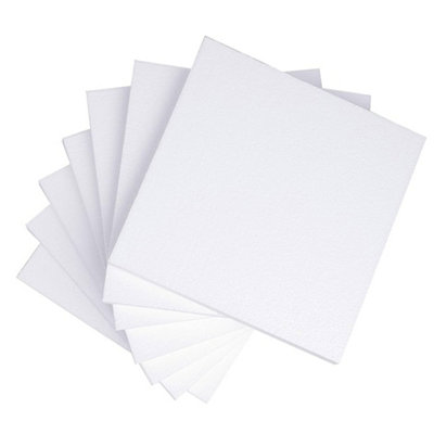 40 x White Rigid Polystyrene Foam Sheets 1000x500x25mm Thick EPS70 SDN ...