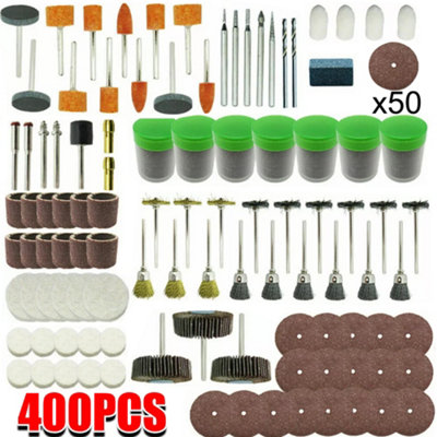 400 Pcs Rotary Tool Accessory Set - Grinding, Polishing and More