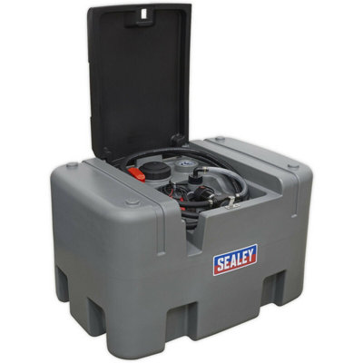 400L Portable Diesel Tank - 12V Electric Pump - 4m Delivery Hose with ...