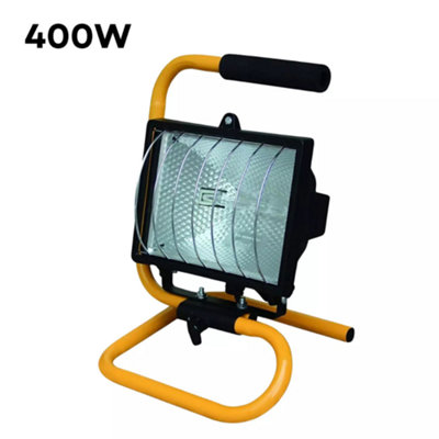 400L Portable Halogen Flood Light - Mains Powered