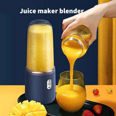 400ml Electric Juice Maker Portable Blender Smoothie Mini Juicer Fruit ...