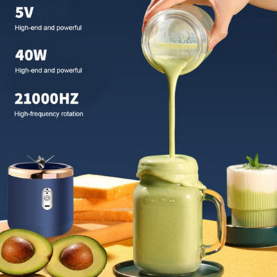 400ml Electric Juice Maker Portable Blender Smoothie Mini Juicer Fruit ...