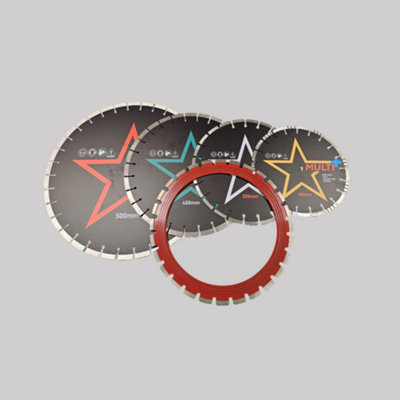 400mm HDP Star+ Pre Cut Diamond Blade 25.4mm Bore