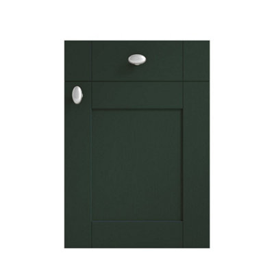400mm Tall Wall Unit - Cartmel Woodgrain Fir Green - Right Hand Hinge