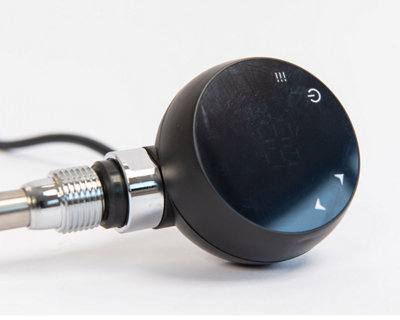 400w Black WiFi thermostatic Smart Towel Rail Element