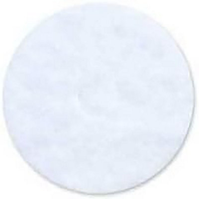 406mm (16") White Polisher Floor Cleaning Buffer Pads with Removable ...