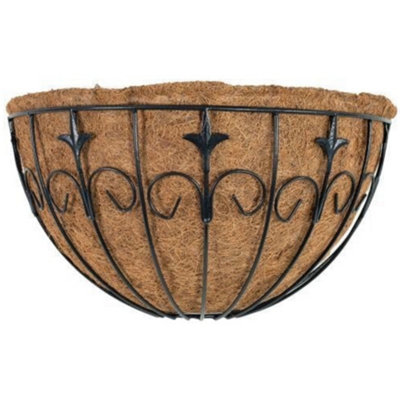 40CM Delux Hayrack Metal Wall Basket Planter