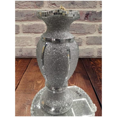 40Cm Luxury Flower Vase Ceramic Flowers Pot Centerpiece Mirror Vase 032
