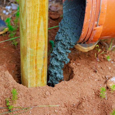 40KG CEMPOST POST CONCRETE FAST SETTING CONCRETE FOR FENCE & GATE POSTS ...
