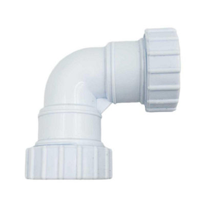40mm 90 deg Knuckle Elbow Bend Compression Universal Waste Fittings