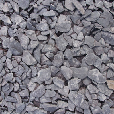 40mm Blue Slate Aggregate Bulk Bag - 850 kg - L100 x W100 x H80 cm