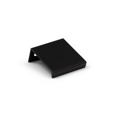 40mm Matt Black Squared Lip Edge Pull