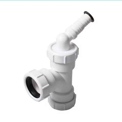 40MM PVC T-SHAPE KITCHEN SINK DRAIN PIPE 3-WAY CONNECTOR FOR SINK HOSES ...