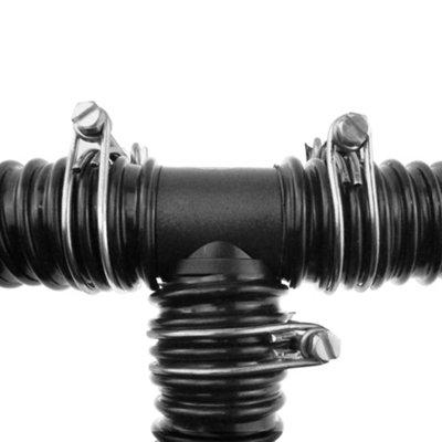 40mm tee connectors/adaptor for corrugated flexible pond pump/filter ...