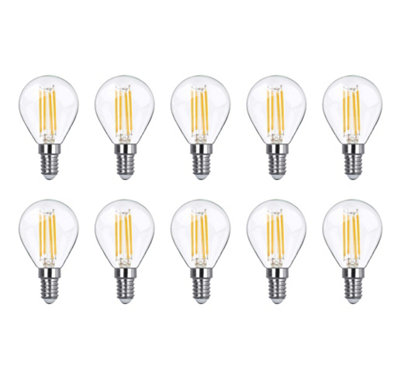 40w Equivalent LED Filament Light Bulb G45 Golf Ball E14 Screw 3.5w LED ...