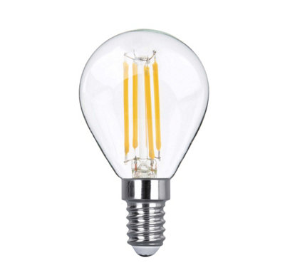 40w Equivalent LED Filament Light Bulb G45 Golf Ball E14 Screw 3.5w LED ...