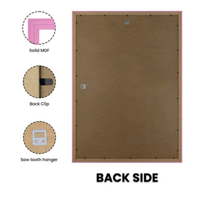 40x30" Classic Pastel Pink Modern Picture Frame - Poster Frame for ...