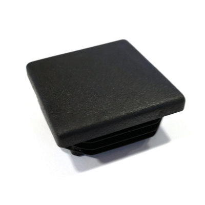 40x40mm Black Plastic End Cap For Profile Rod Insert Plug - Pack of 4 ...