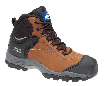 4105 BRIGGS BROWN NUBUCK SAFETY BOOT SIZE 7 S3 SRC METAL FREE