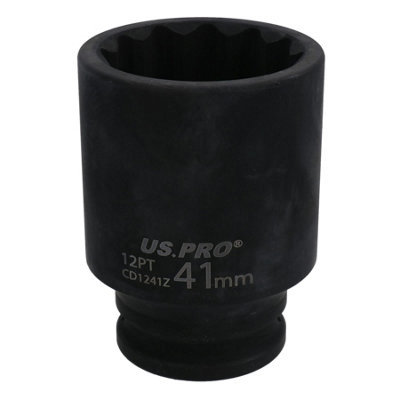 41MM 1/2IN DRIVE THIN WALLED METRIC IMPACT HUB NUT SOCKET 12 SIDED DEEP