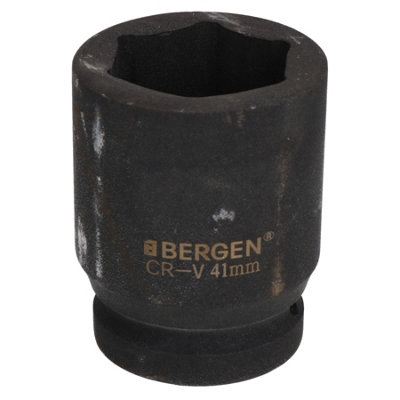 41mm Metric 1" Drive Deep Impact Socket 6 Sided Single Hex Thick Walled