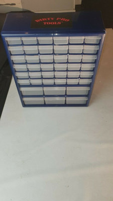 42 Multi Drawers Bin Rack Parts Organiser Storage Cabinet Toolcraft Box ...