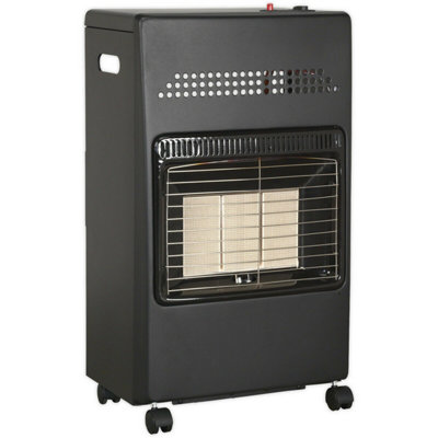 4200W Ceramic Cabinet Gas Heater - 3 Heat Settings - Hose & Regulator ...