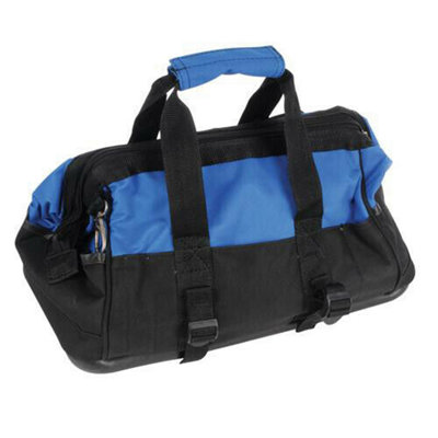420mm (L) Tool Bag Wide Mouth & Hard Base Tool Box / Storage Container ...