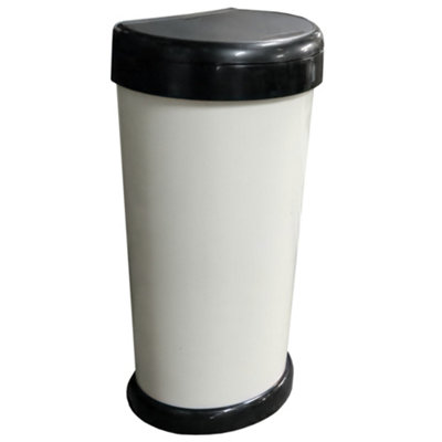 42L Moda Cream Touch Top Kitchen Bin Waste Rubbish Recycle Bin - D ...