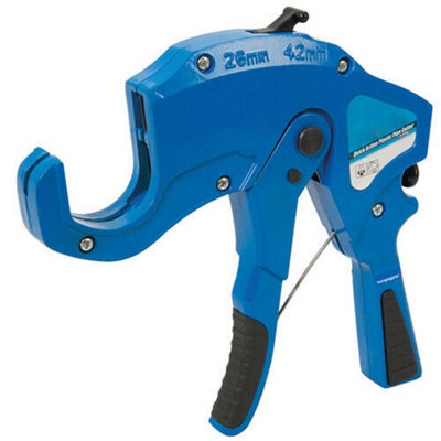 42mm Capacity Quick Action Vinyl Pipe Cutter Trigger Operated | DIY at B&Q