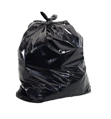 430g BLACK EXTRA STRONG HEAVY DUTY BIN LINERS BAGS RUBBISH WASTE REFUSE ...