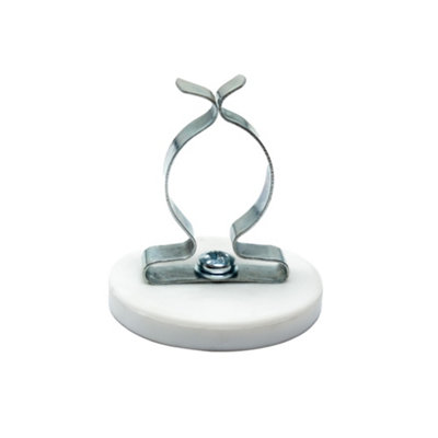 43mm dia x 6mm high Rubber Coated Cable Holding Magnet With 25.4mm ...