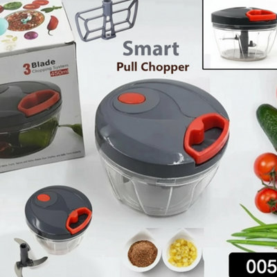 450ml Manual Pull String Vegetable Chopper and Food Processor
