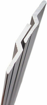 450mm Heavy Duty Z Bar Picture Mirror Hanger Kit with Fixings and ...