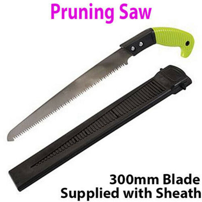 450mm Pruning Saw & Sheath Garden Bush Branch Twig Cutting Tool ...
