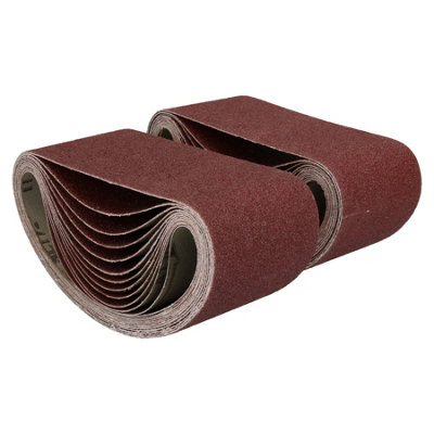 457mm x 75mm Mixed Grit Abrasive Sanding Belts Power File Sander Belt ...