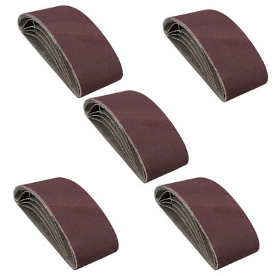 457mm x 75mm Mixed Grit Durable Abrasive Sanding Power File Belts ...